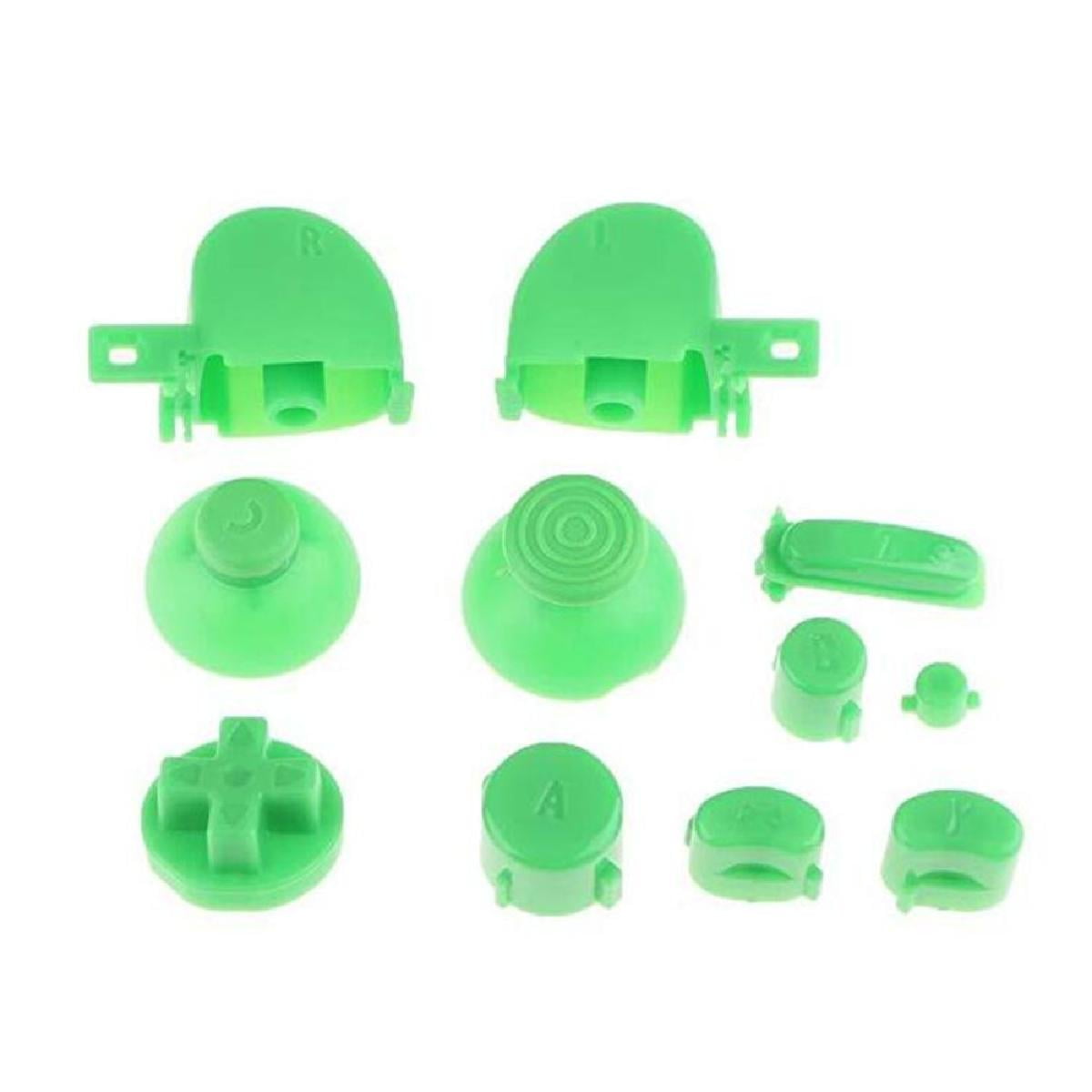 Full Set L R ABXY Z Keypads Buttons With 3D Thumbsticks Caps For ...