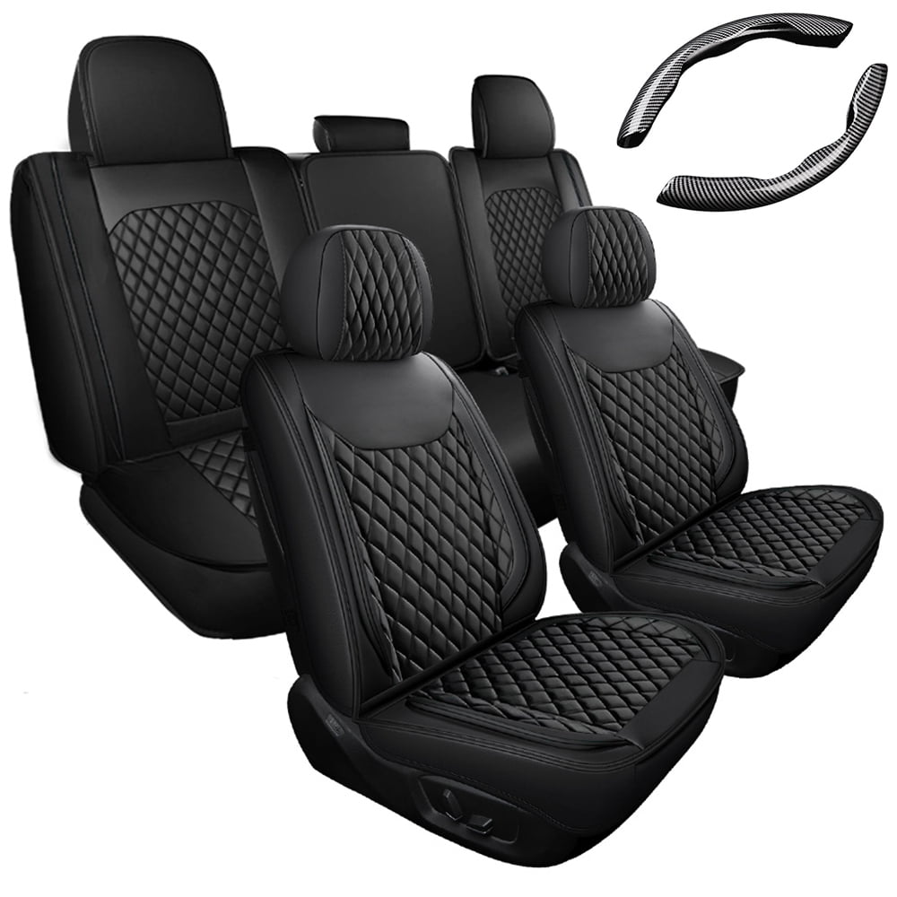 Full Set Leather Car Seat Covers Fits for 09-22 RAM 1500 and 10-22 RAM ...
