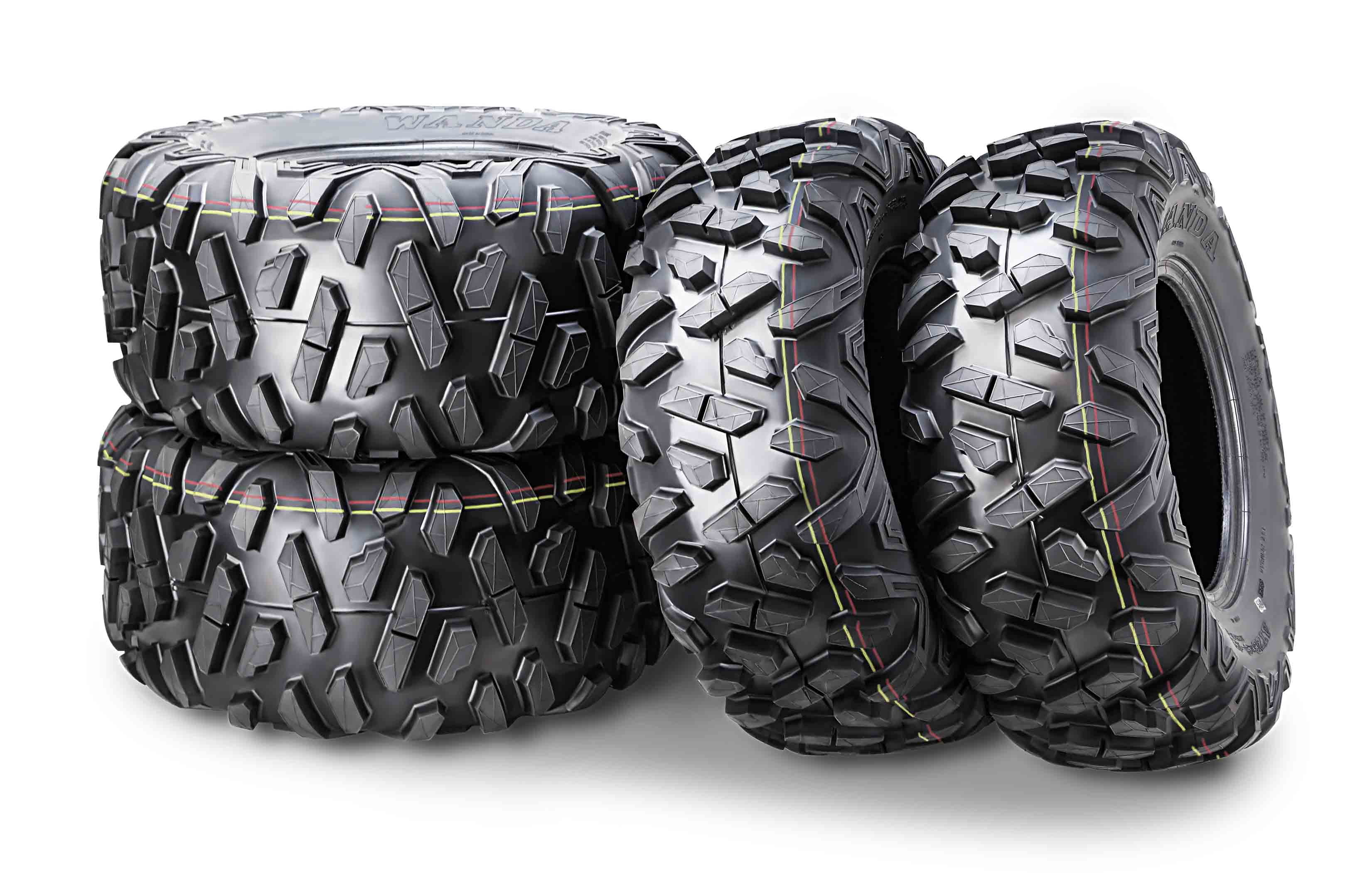 Full Set Radial ATV Tires 26x9R12 & 26x11R12 for 2017 Kawasaki Mule SX ...