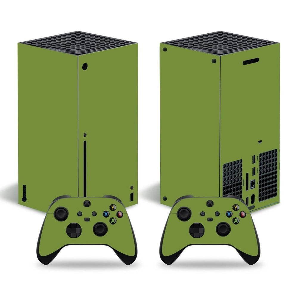 Full Set Skin for Xbox Series X Carbon Fiber Sticker Game Console Decor ...