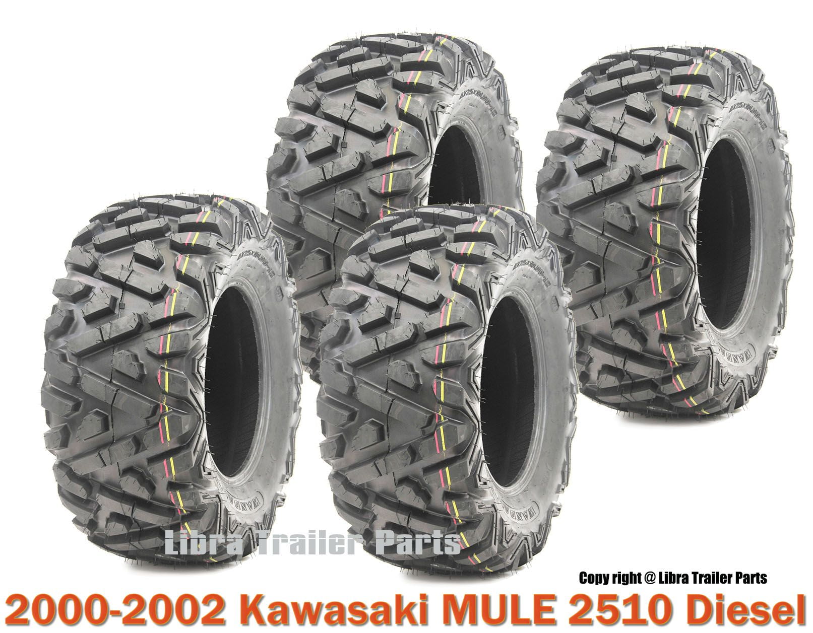 Full Set Utility ATV UTV tires 23x11-10 for 00-02 Kawasaki MULE 2510 ...