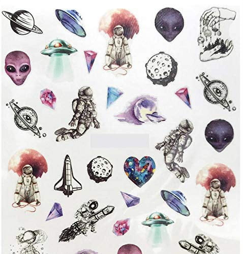 Full Set of Area 51 inspired Decals - Alien - space ship - planet ...