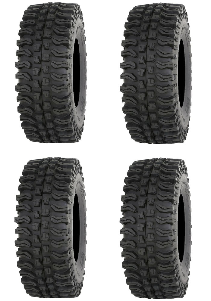 Full Set of Frontline BDC (10ply) Radial ATV Tires [28x10-14] (4 ...