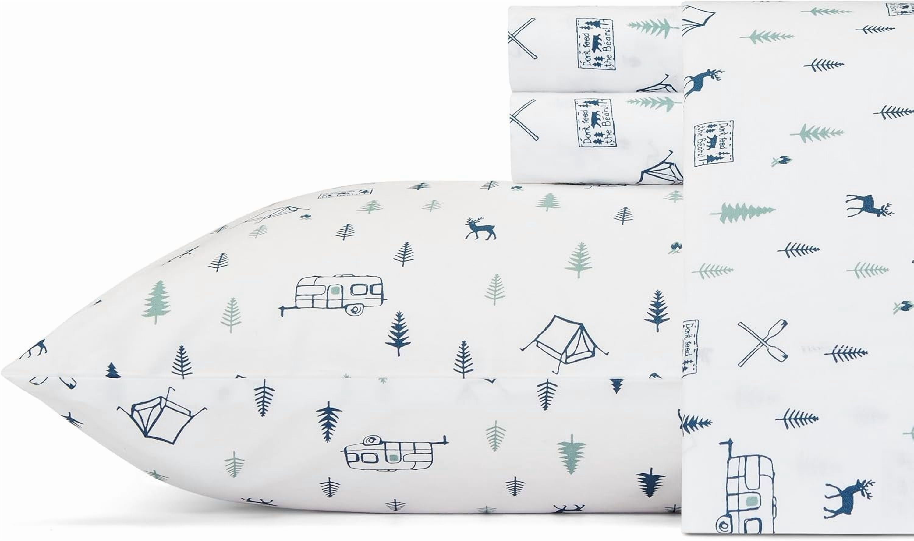Full Sheets, Cotton Percale Bedding Set, Crisp & Cool Home Decor ...