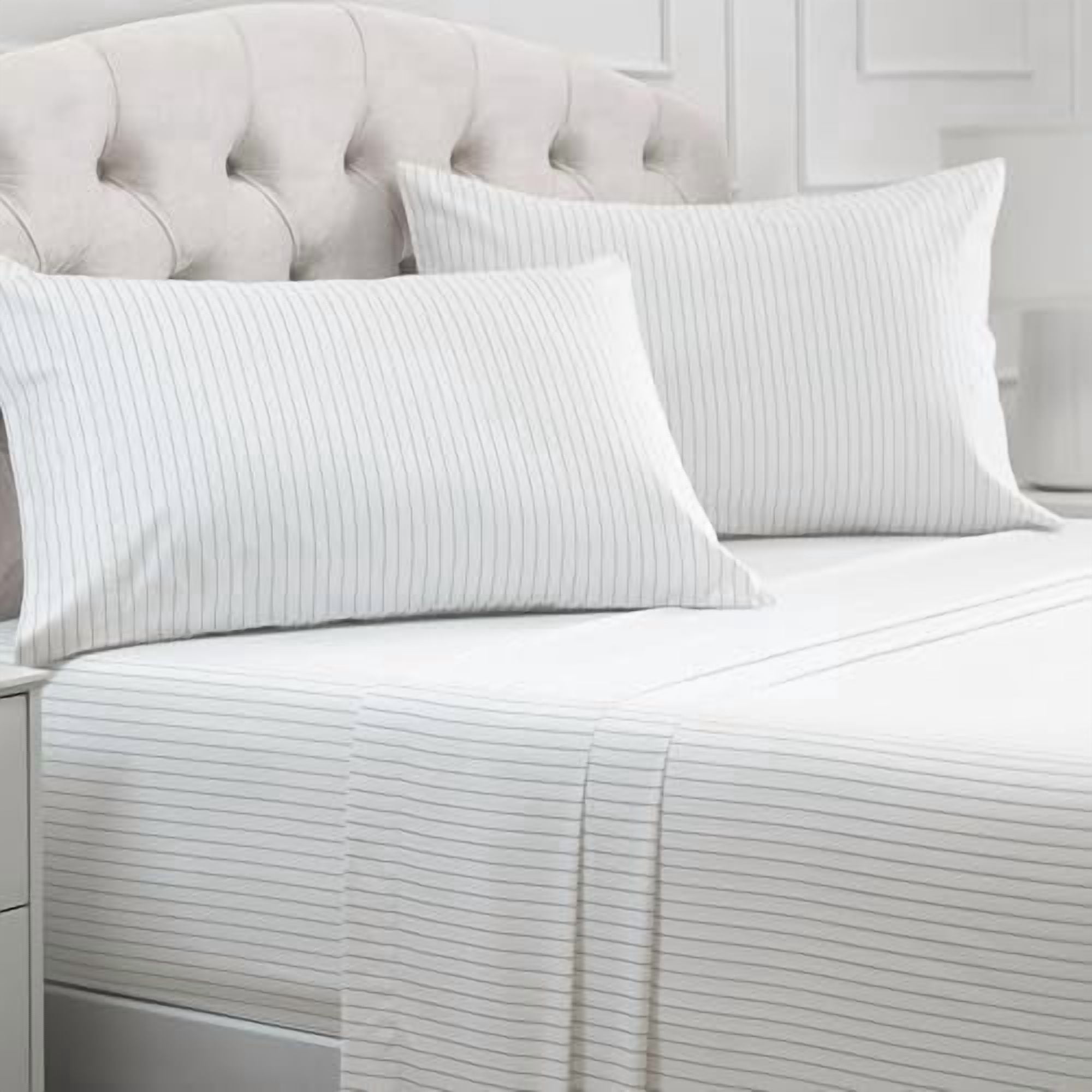 Full Sheets Set - 4 PC Iconic Collection Bedding - Hotel Luxury, Extra ...