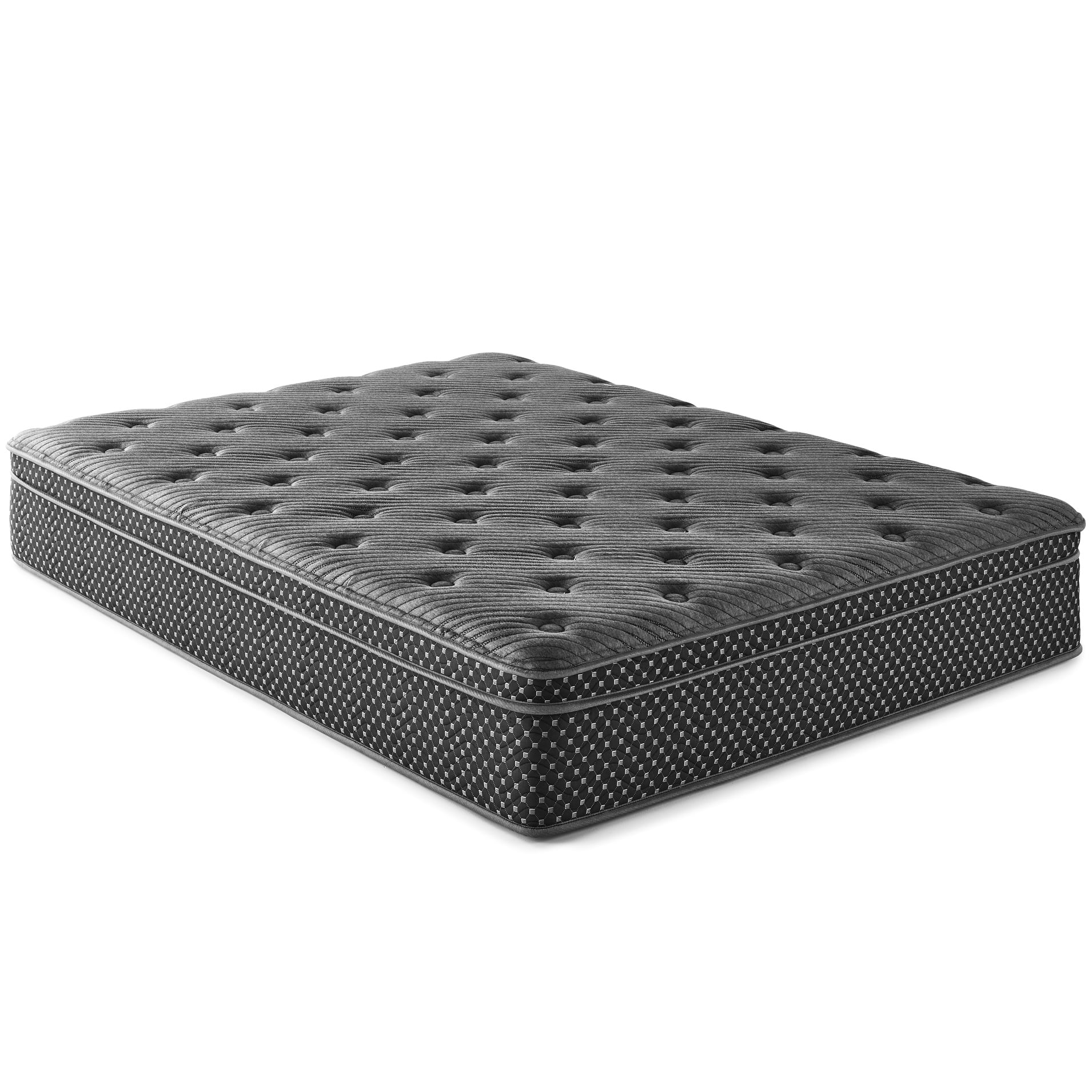 Full Size 13" Mattress - Gray With Hd Comfort Foam And Perimeter Edge ...