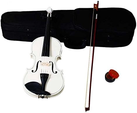 Full Size 4/4 Acoustic Violin Set,Beginner Violin Vintage Solid Wood ...