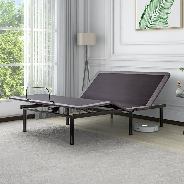 Full Size Adjustable Bed Frame Zero Gravity, With Head and Foot Incline Base, Wireless Remote ...