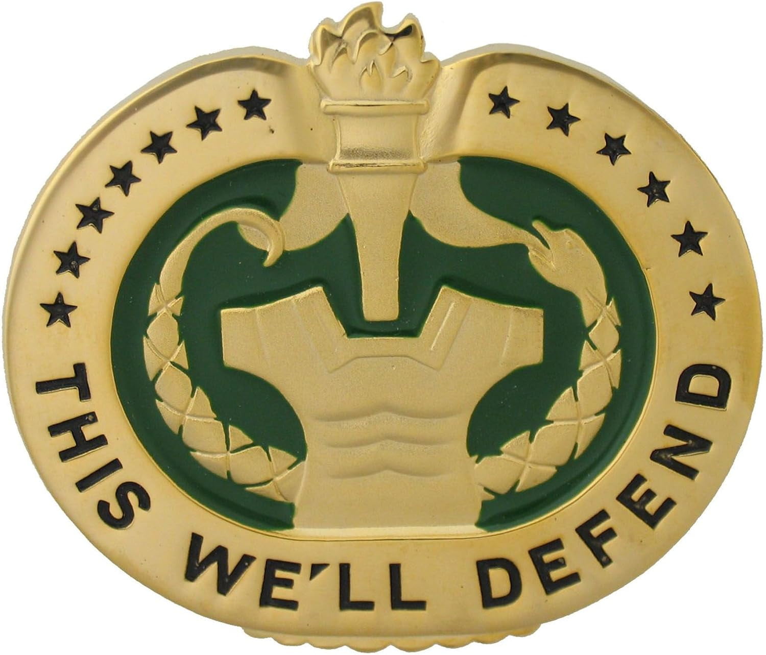 Full Size Army Drill Sergeant Badge with Mirror Finish - Walmart.com