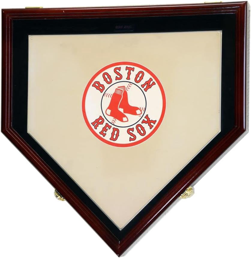 Full Size Baseball Home Plate Base Display Case Cabinet Shadowbox ...