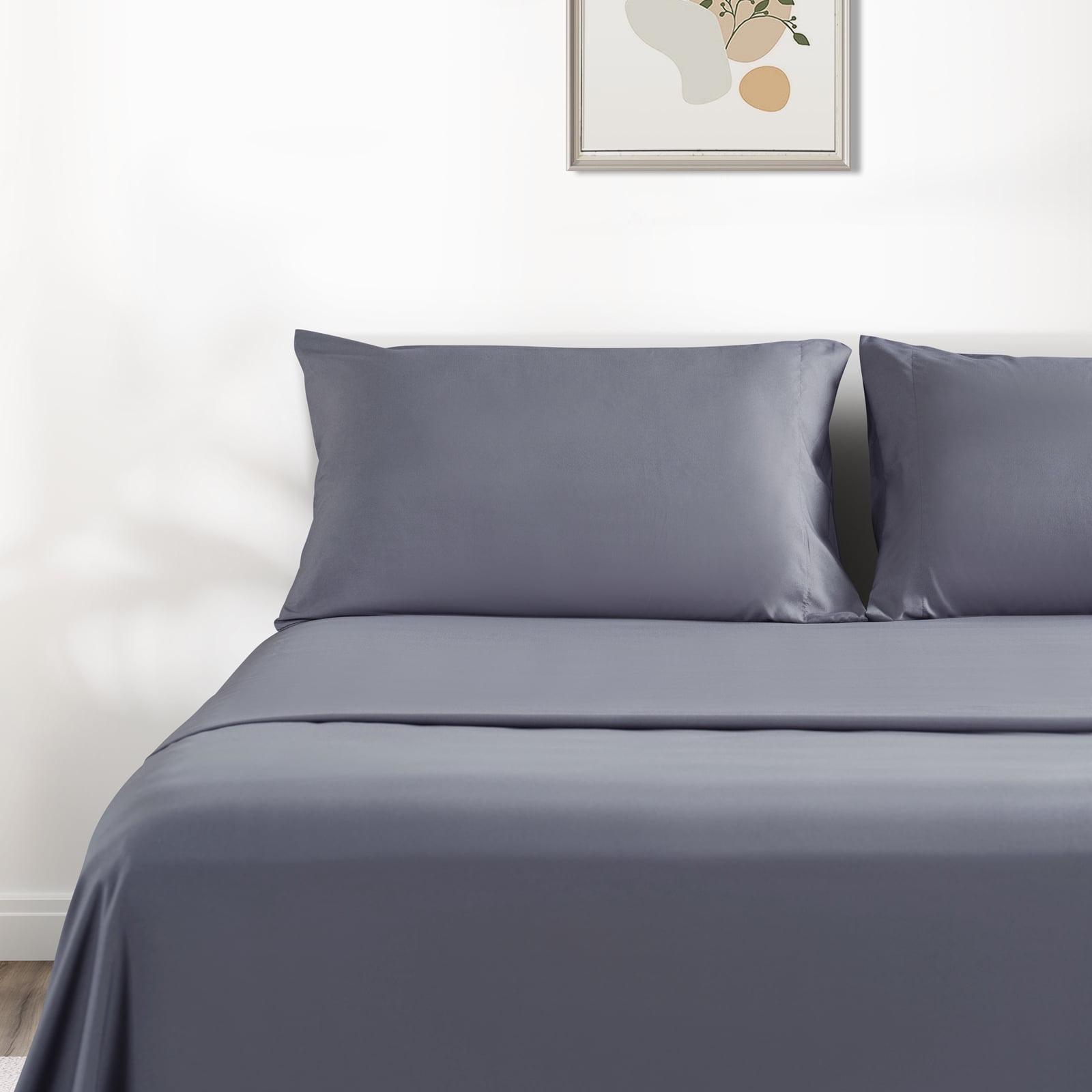 Z-hom Full Size Bed Sheets, 4-Piece Deep Pocket Sheet & Pillowcase Set ...