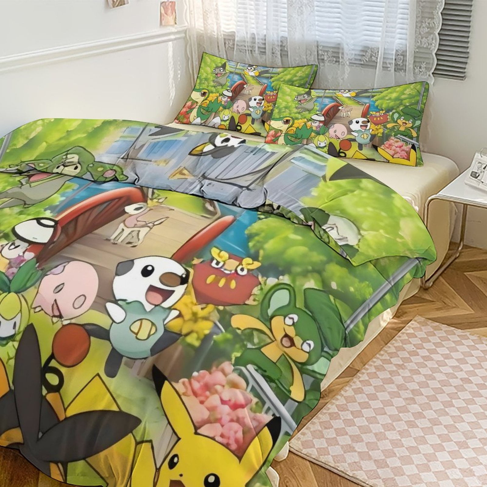 Full Size Bedding Sets Pokemon Bedding Set for Kids Pokemon Merch Anime ...