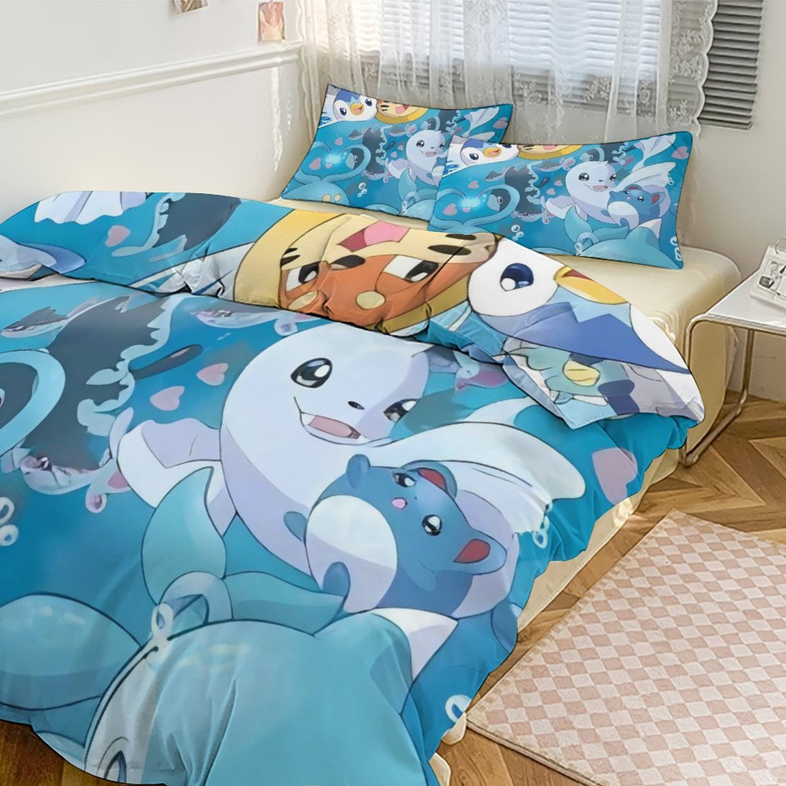 Full Size Bedding Sets Pokemon Bedding Set for Kids Pokemon Merch Anime ...