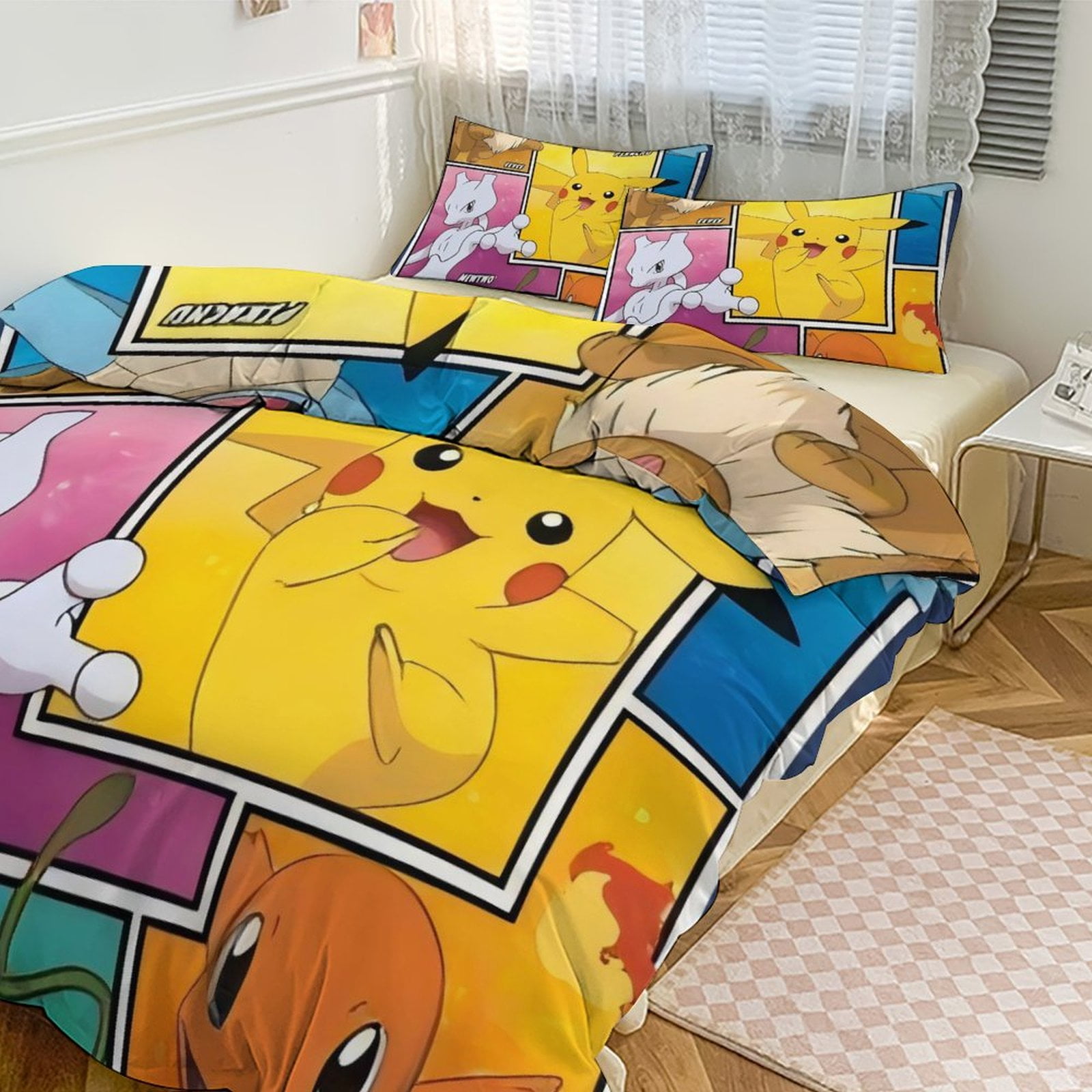 Full Size Bedding Sets Pokemon Bedding Set for Kids Pokemon Merch Anime ...