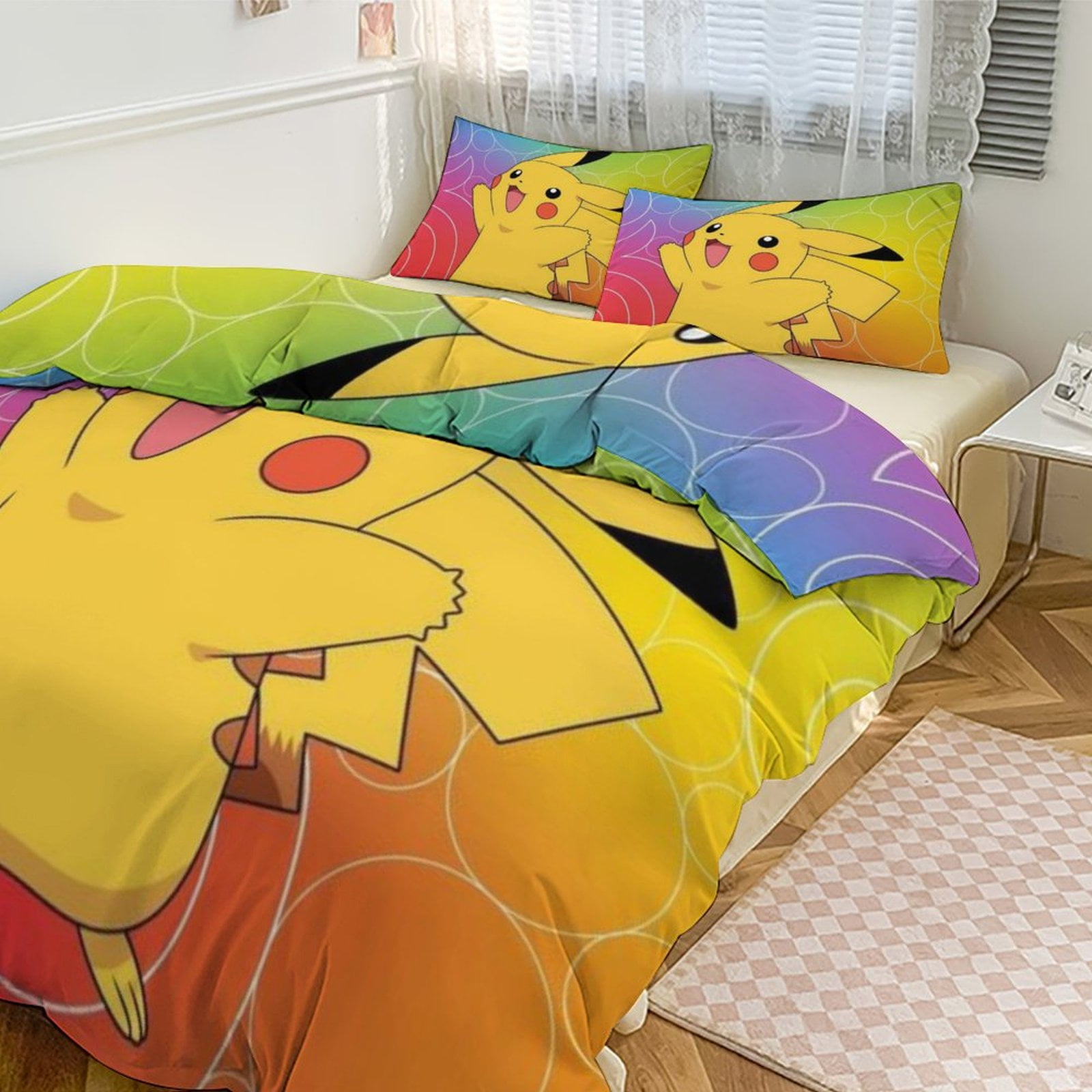 Full Size Bedding Sets Pokemon Bedding Set for Kids Pokemon Merch Anime ...