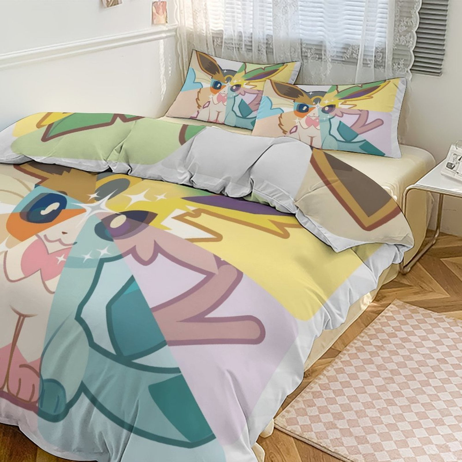 Full Size Bedding Sets Pokemon Bedding Set for Kids Pokemon Merch Anime ...