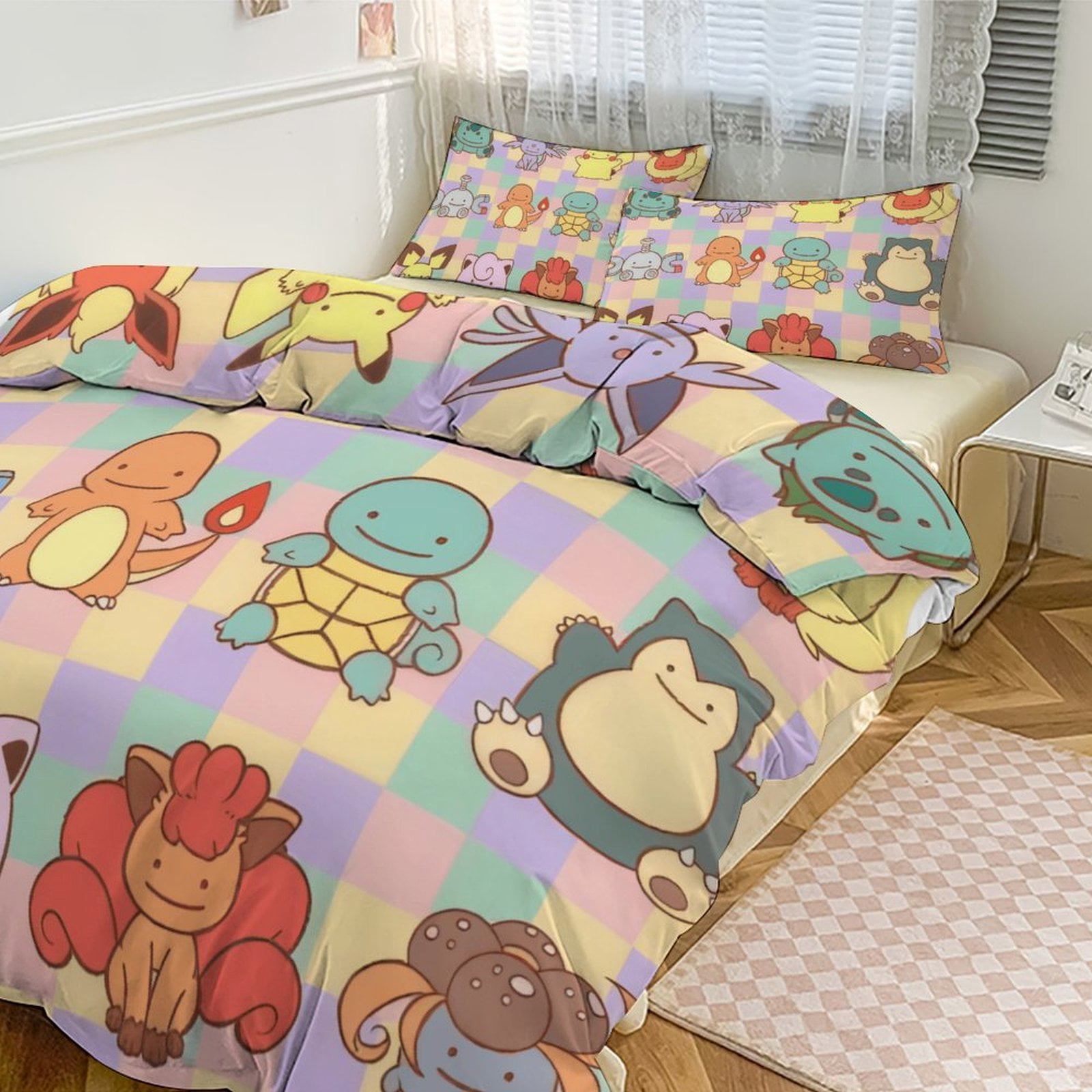 Full Size Bedding Sets Pokemon Bedding Set for Kids Pokemon Merch Anime ...