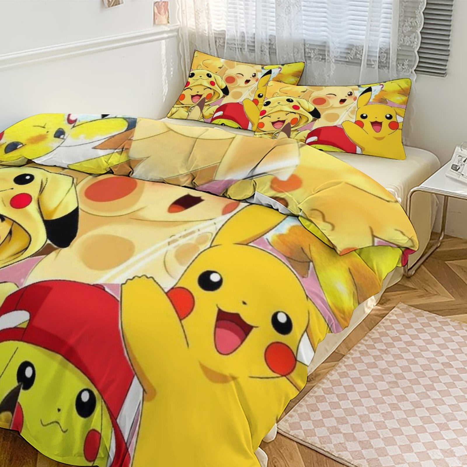 Full Size Bedding Sets Pokemon Bedding Set for Kids Pokemon Merch Anime ...