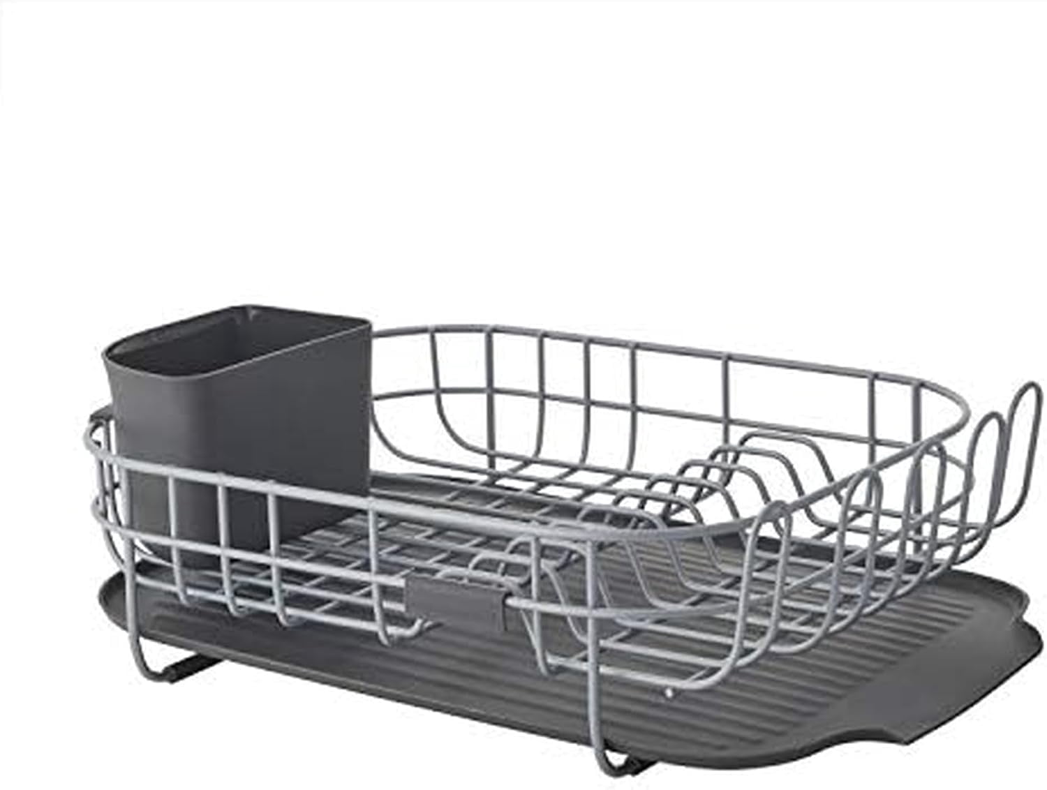 Full Size Compact to Full Capactiy Expandable Rust Dish Rack with Self ...