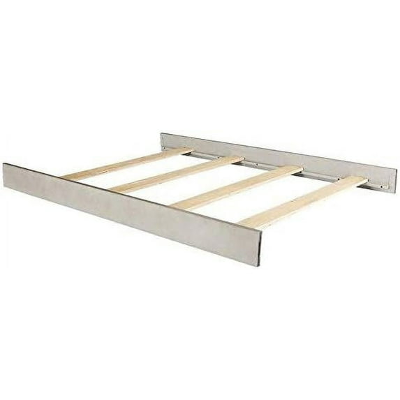 Full-Size Conversion Kit Bed Rails for Evolur Cribs (Akoya Grey Pearl ...