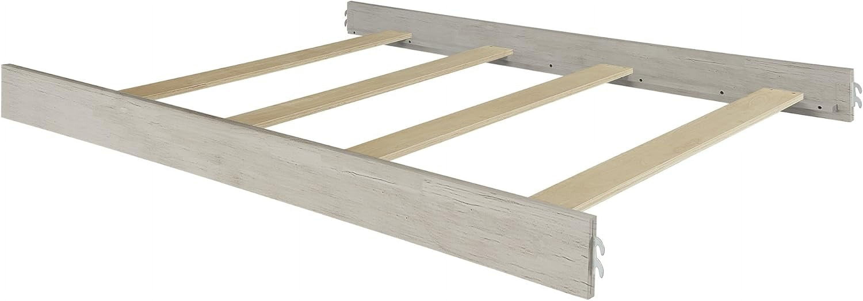 Full-Size Conversion Kit Bed Rails for Evolur Cribs (Antique Grey Mist ...