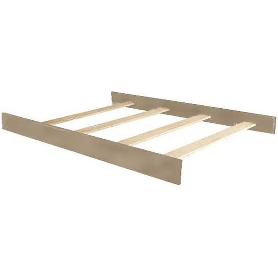 Full-Size Conversion Kit Bed Rails for Evolur Cribs (Brown Stone ...