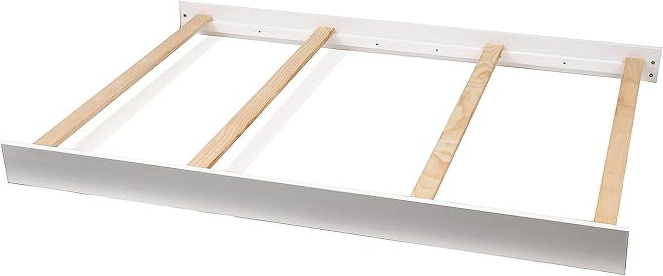 Full-Size Conversion Kit Bed Rails for Evolur Cribs (Frost White Pearl ...