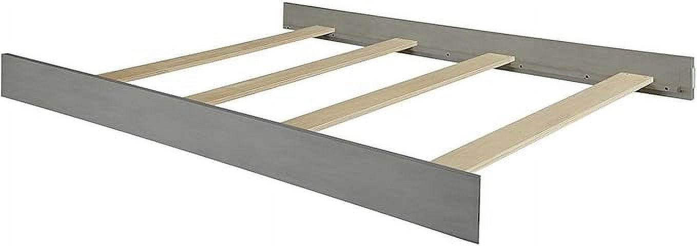 Full-Size Conversion Kit Bed Rails for Evolur Cribs (Storm Grey/Steel ...