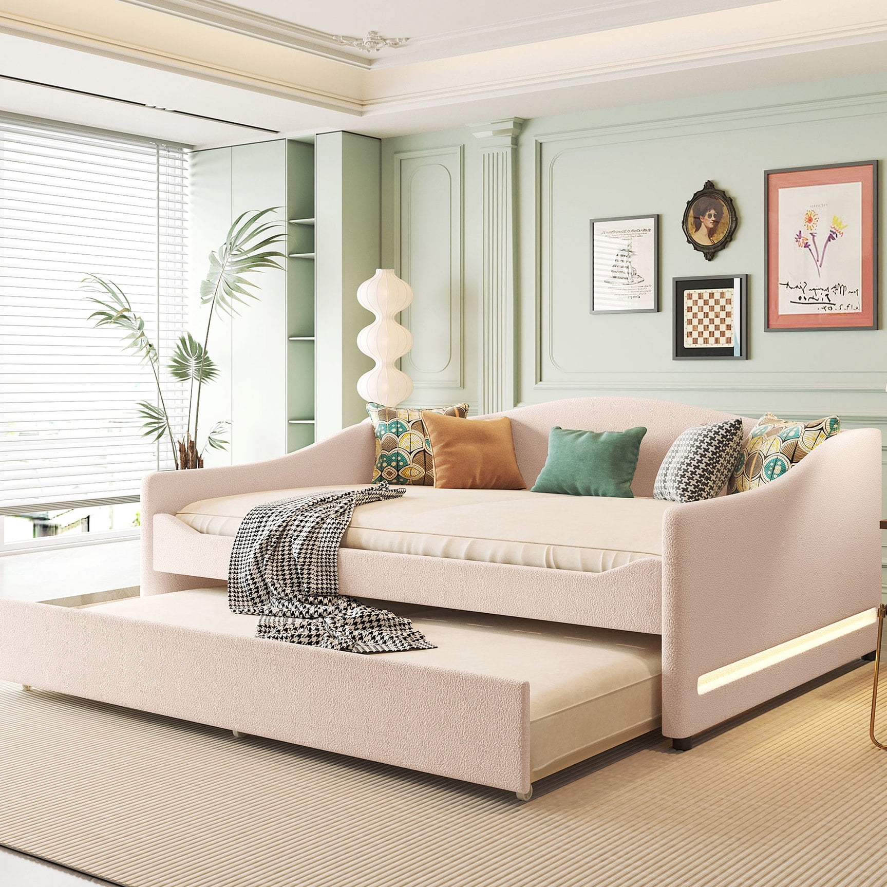 Full Size Daybed - Easy-to-assemble - Small Spaces - Convenient Setup ...