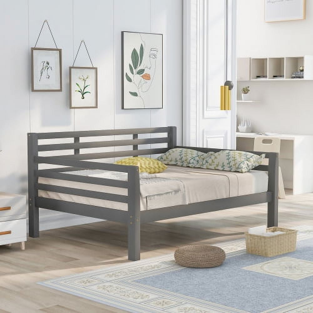 Full Size Daybed,Solid Wood Platform Bed Frame with Wood Slat Support ...