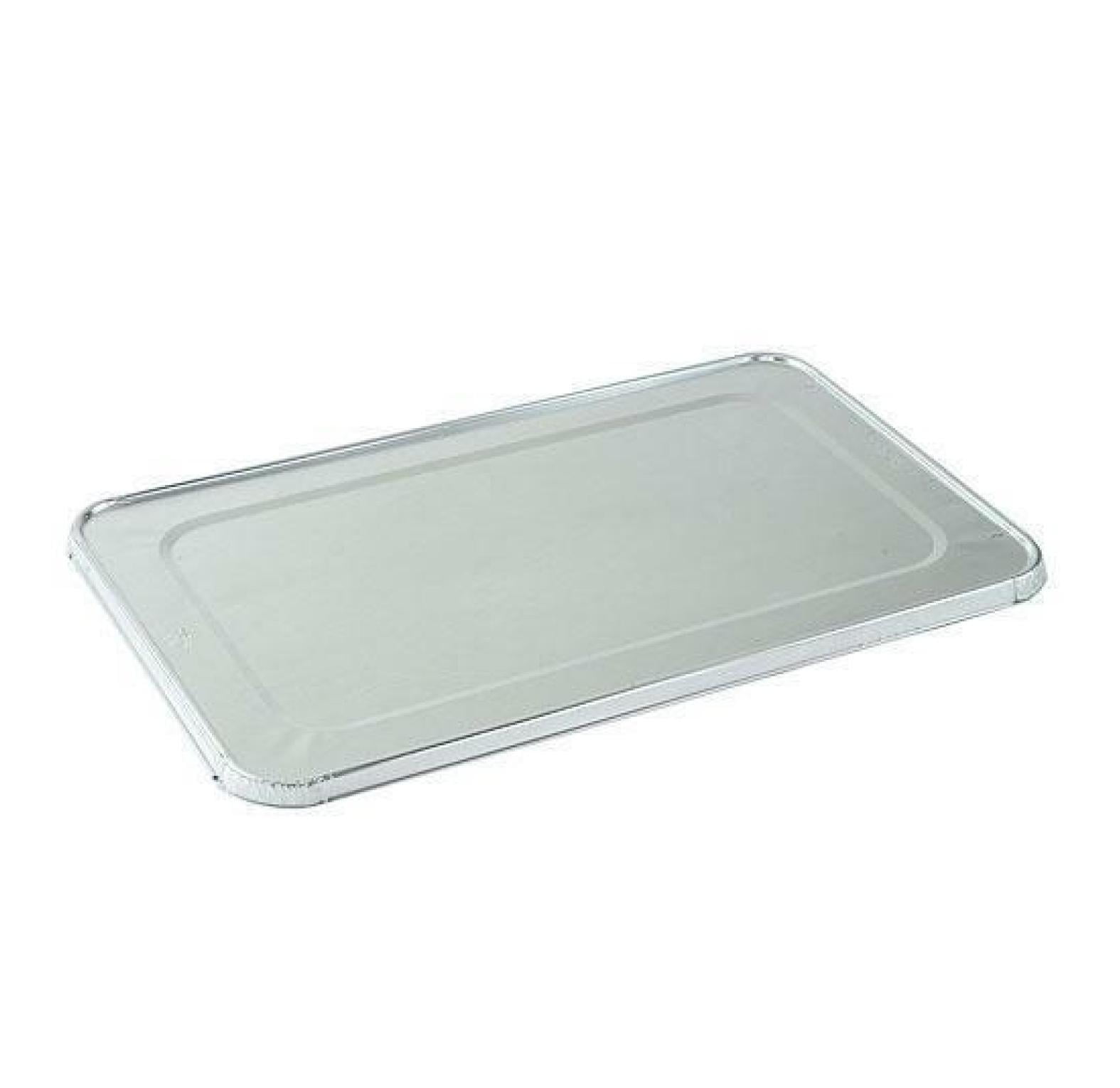 Full Size Deep Aluminum Pan with Aluminum Lid Disposable Trays Steam ...