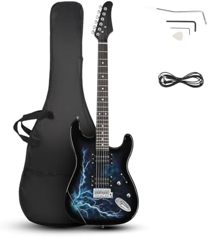 Full Size Electric Guitar, 39-Inch H-H Pickups Electric Guitars Kit ...