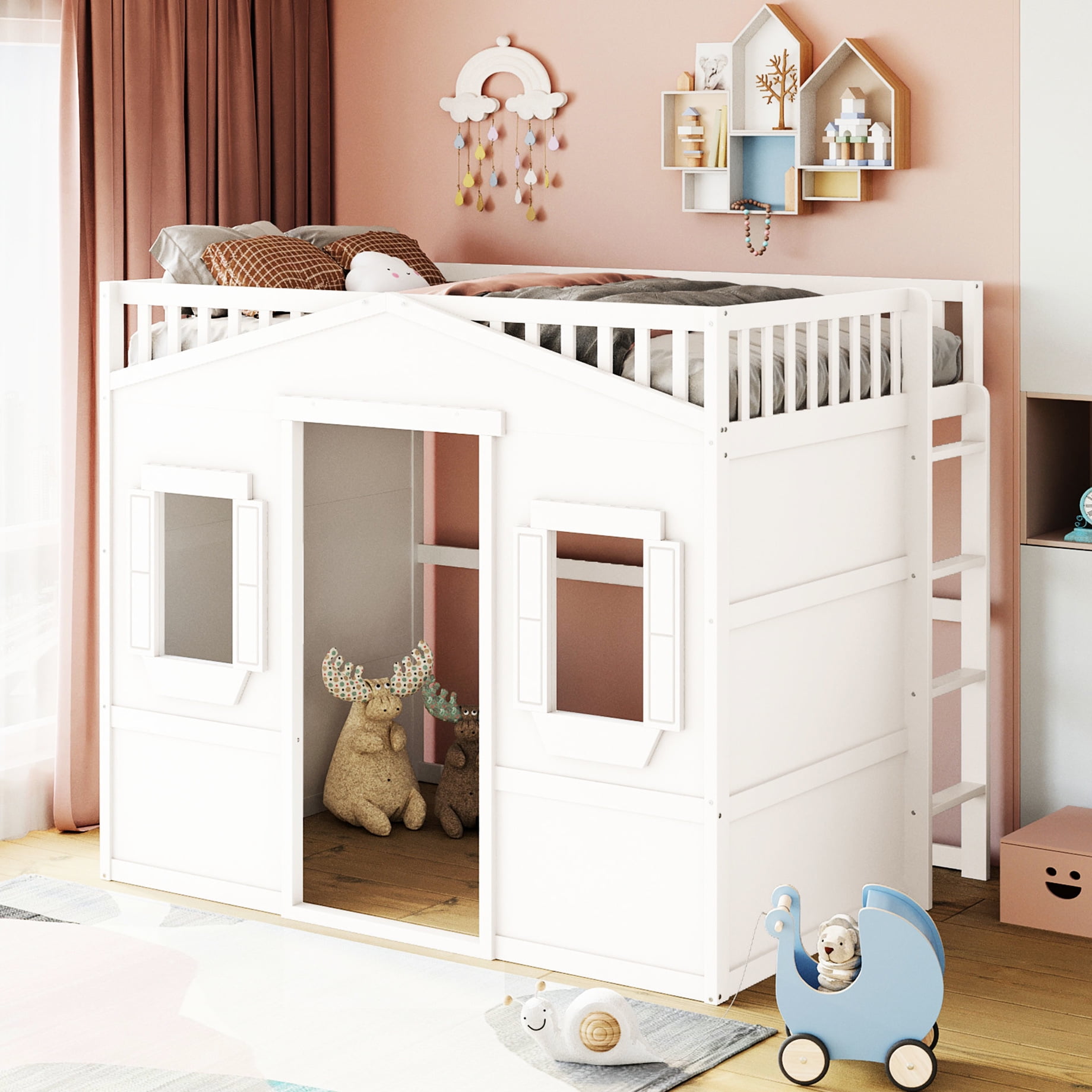 Full Size - Evenly Spaced Slats - Bedroom Furniture - Well - supported ...