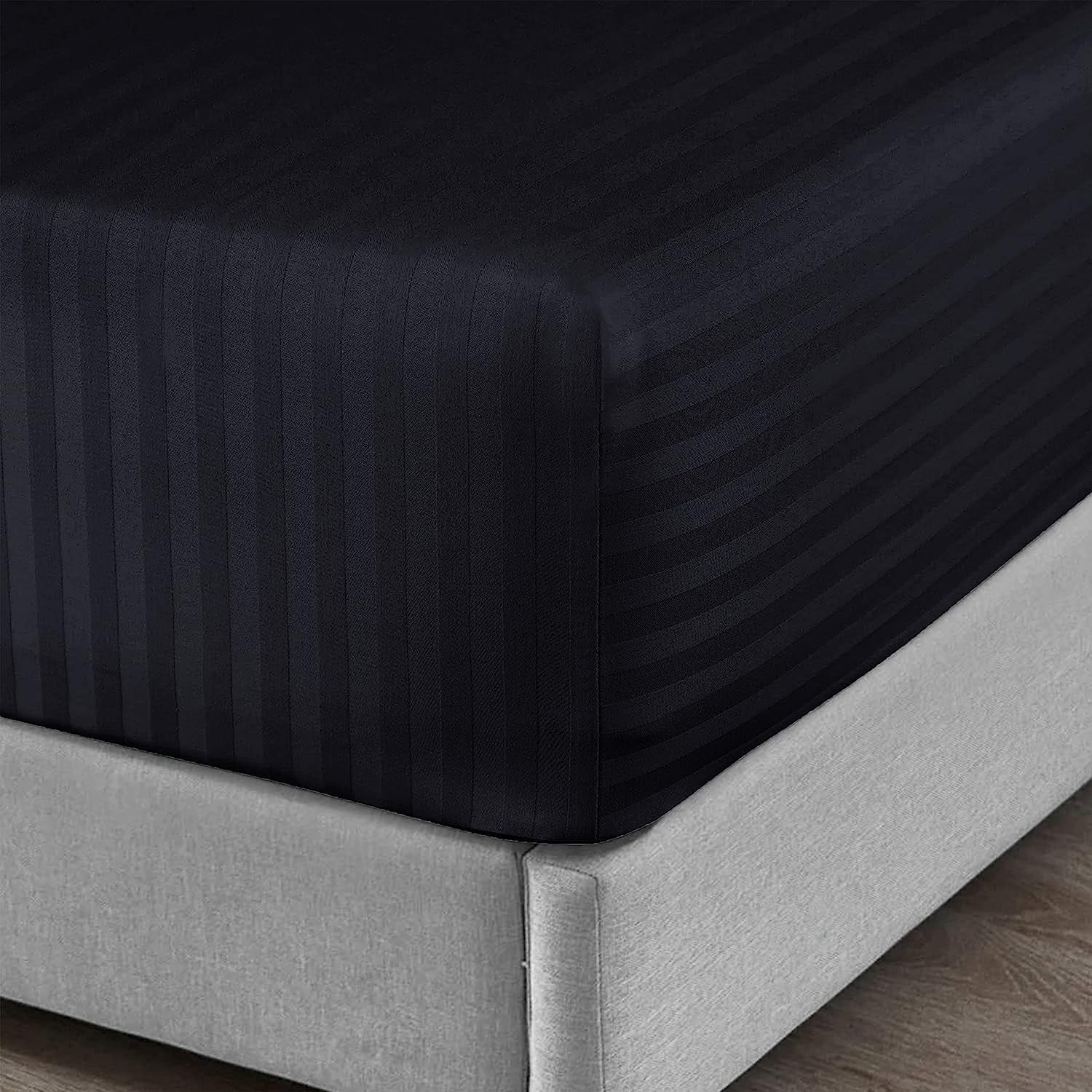 Full Size Fitted Sheet 1 Piece - 400 Thread Count - 100% Egyptian ...