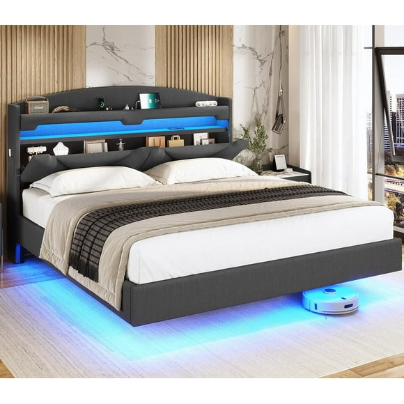 Floating Platform Bed
