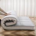 Full Size Futon Mattress -4in Extra Thick Foldable Floor Mattress ...