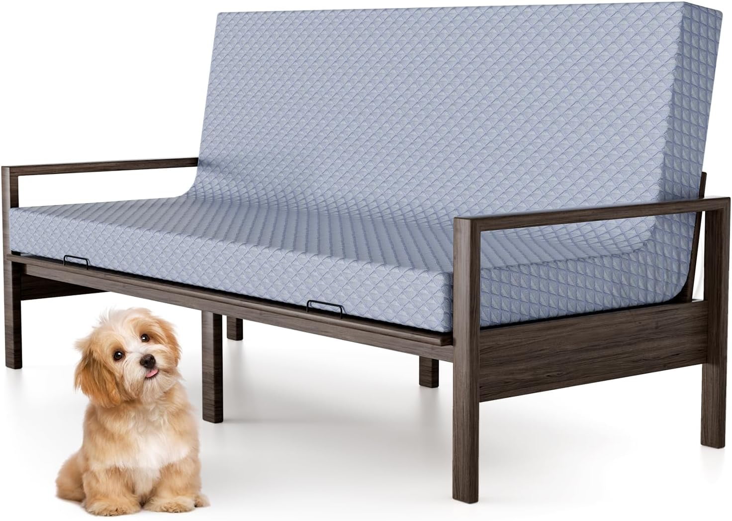 Full Size Futon Mattress -5" Extra Thick Foldable Japanese Floor ...