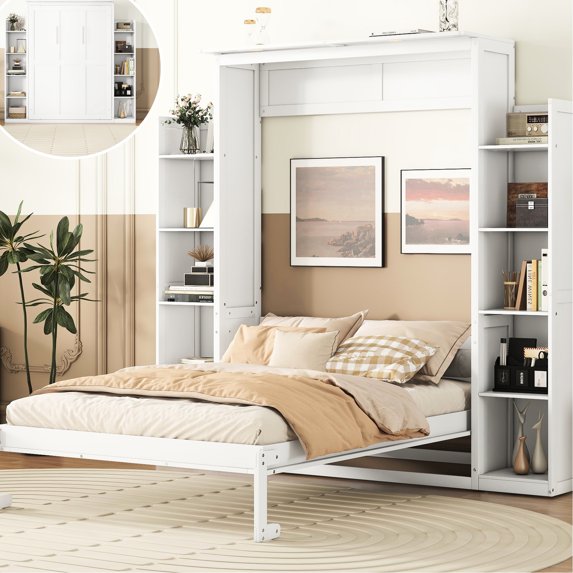 Full Size Gray - Dual Piston Mechanism - Home Office/Guest Room - Easy ...