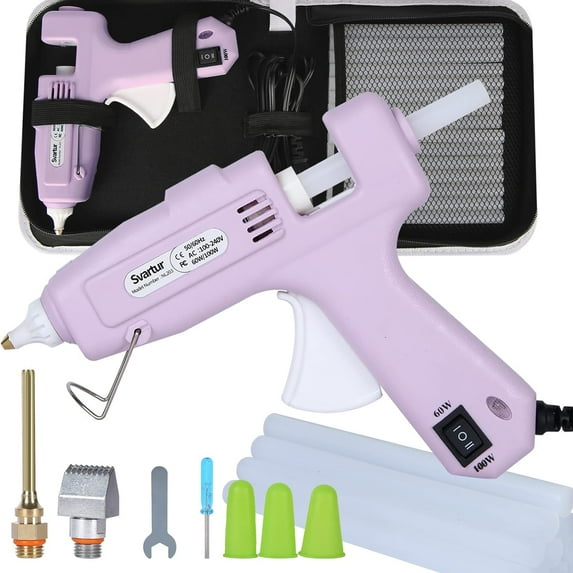 Full Size Hot Glue Gun with 60W/100W/OFF Switch, 9.8ft Extra-long Power ...
