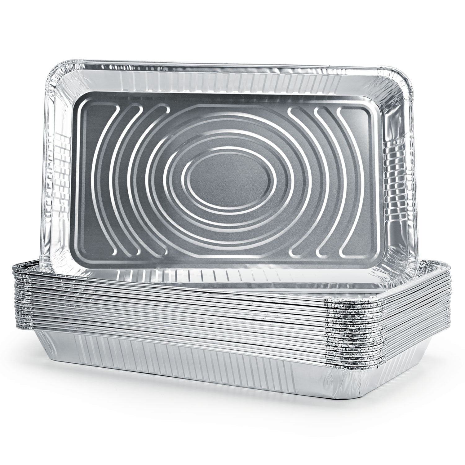 FOUKUS 21x13 Large Aluminum Pans: 15 Pack Deep Disposable Foil for ...