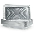 FOUKUS 21x13 Large Aluminum Pans: 15 Pack Deep Disposable Foil for ...