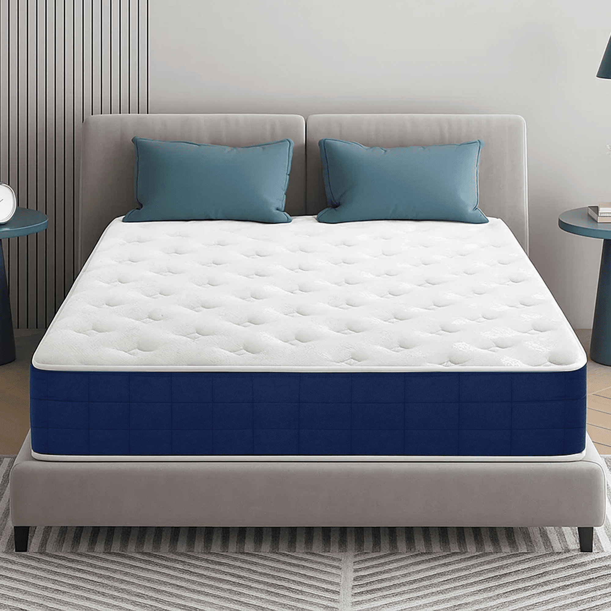 Queen Size Mattress, 10 Inch Hybrid Queen Mattress in A Box, Strong ...
