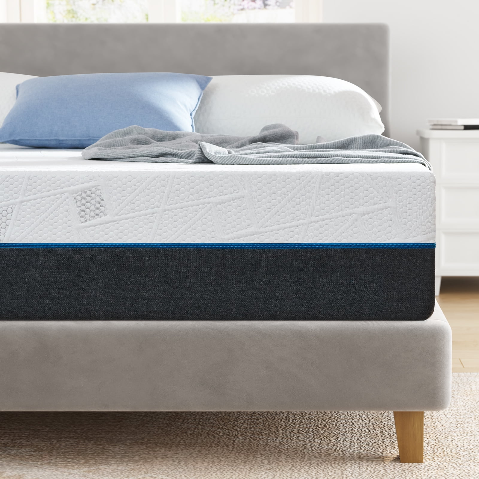 "10"" Full Size Memory Foam Mattress in a Box" - Walmart.com
