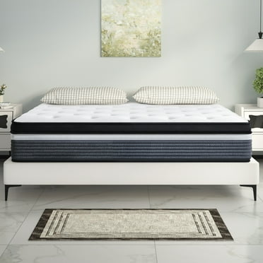 Bednew 12 inch Mattress with Gel Memory Foam, Hybrid Individual Pocket ...