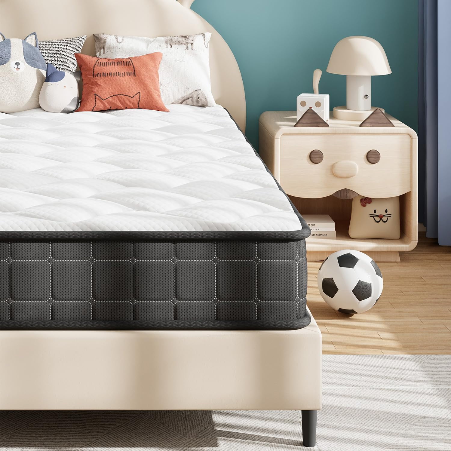 Full Size Mattress, 6 Inch Hybrid Mattress Full Bed in a Box, Memory ...