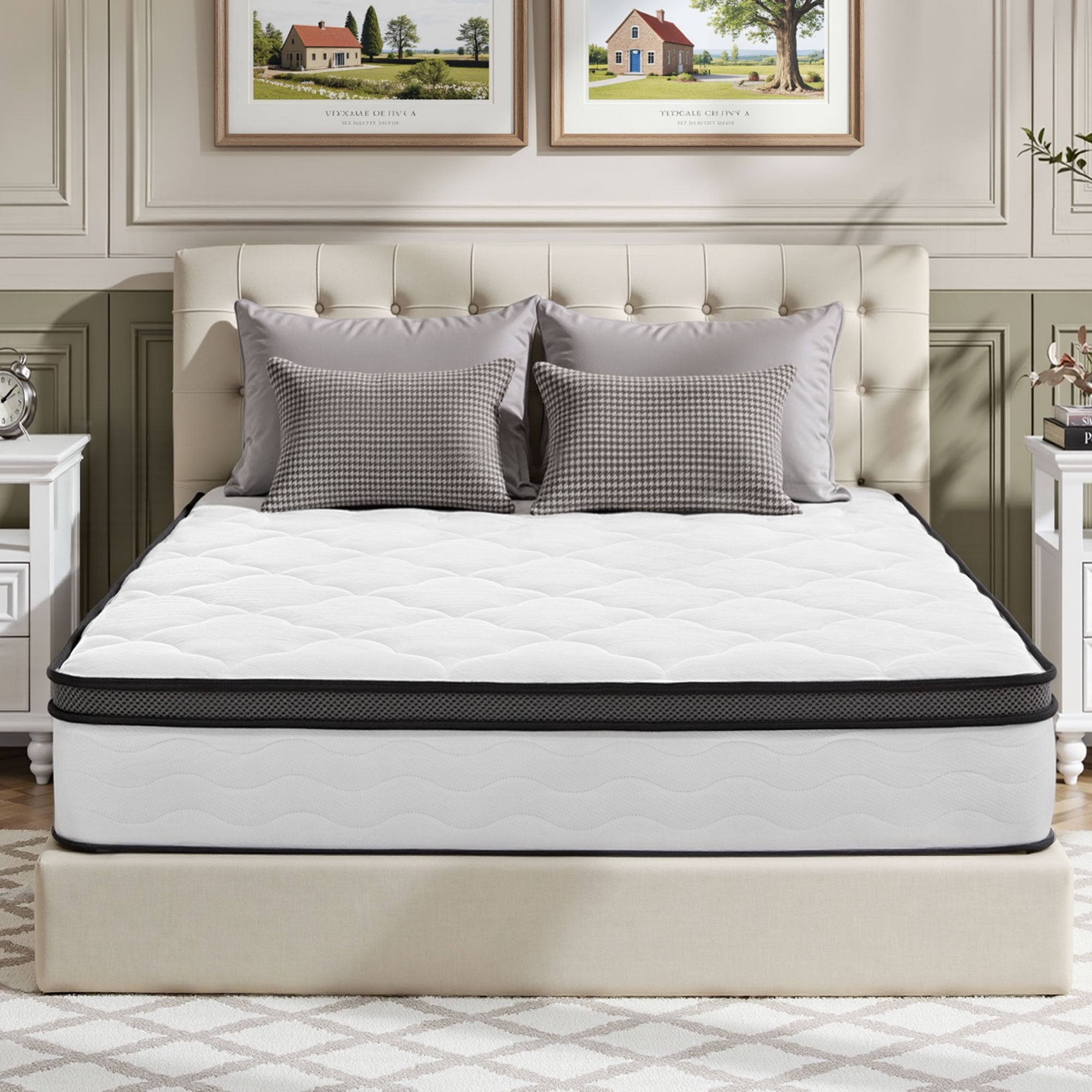 Full Size Mattress, Holaki 12" Full Memory Foam Hybrid Mattress in a ...
