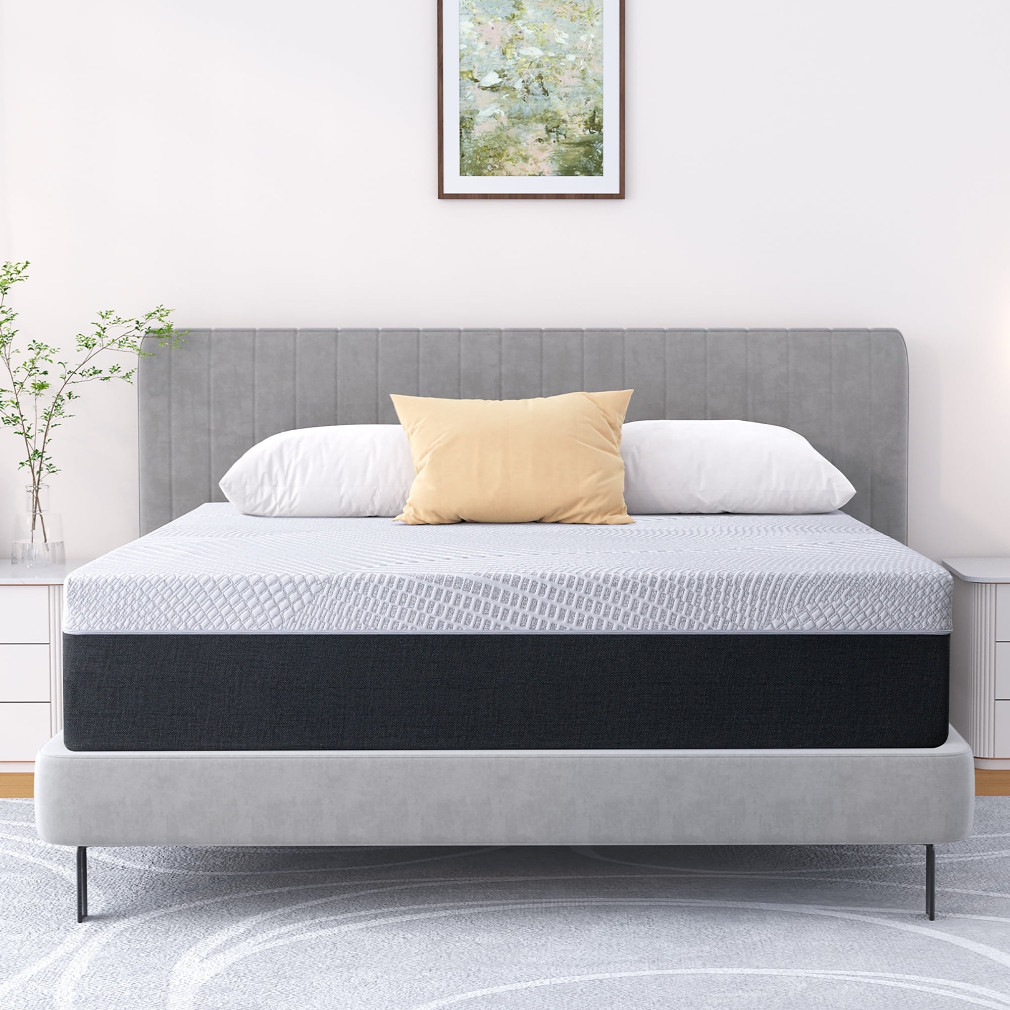 Full Size Mattress, Lecuneey 10 inch Memory Foam Mattress in a Box ...
