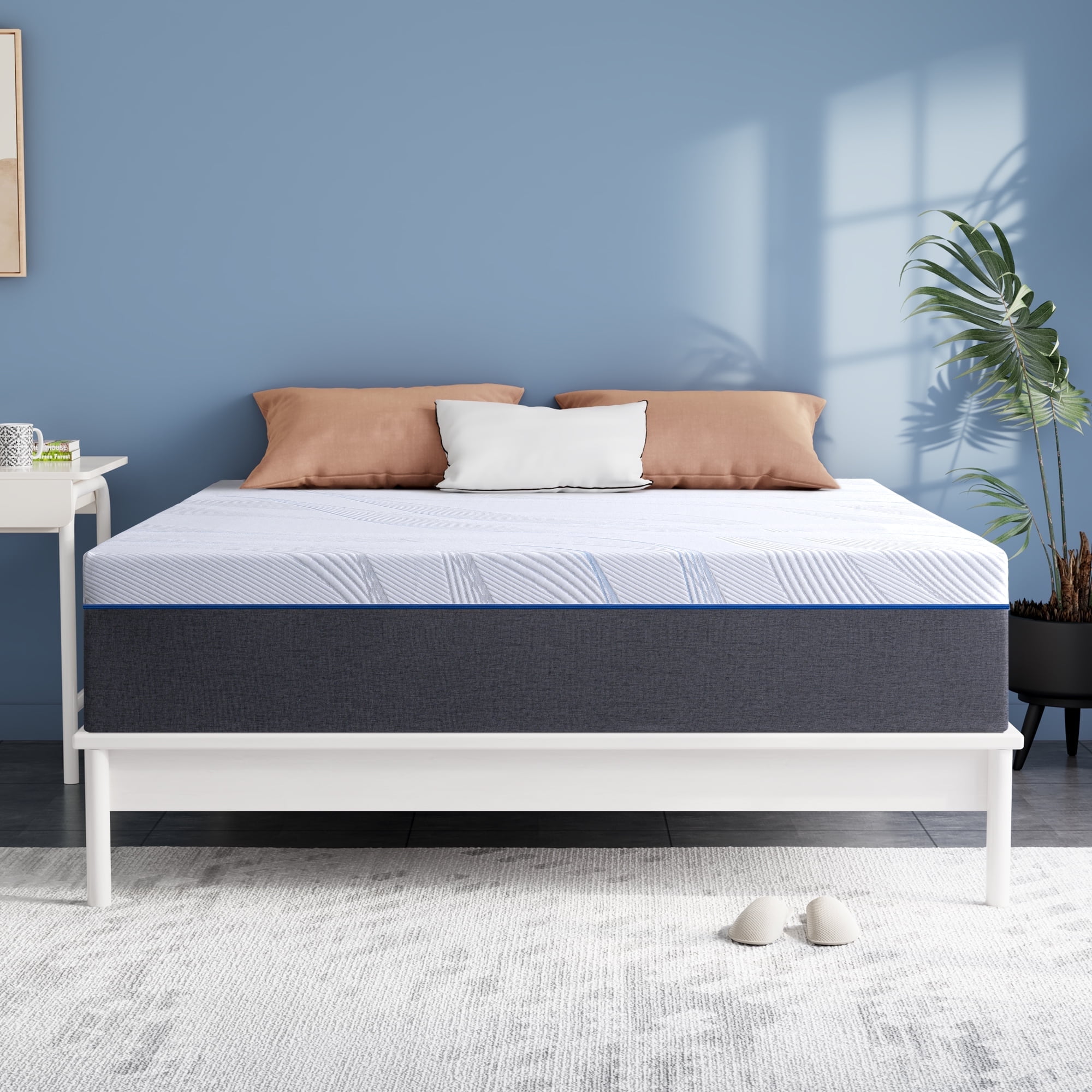Full Size Mattress, Lecuneey 8" Full Memory Foam Mattress in a Box ...