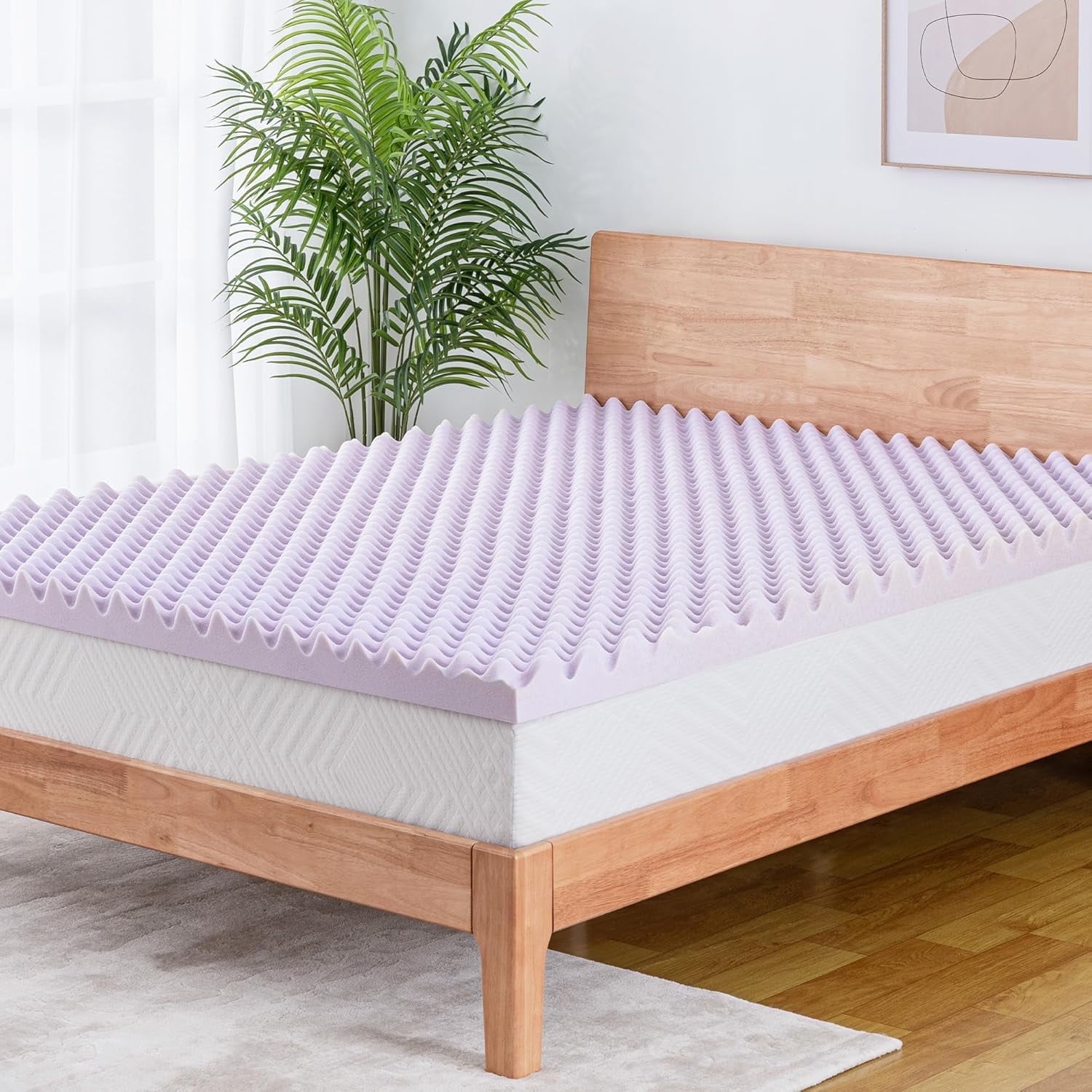 Mattress Topper Full - 2 Inch Gel Infused Memory Foam Mattress Topper ...