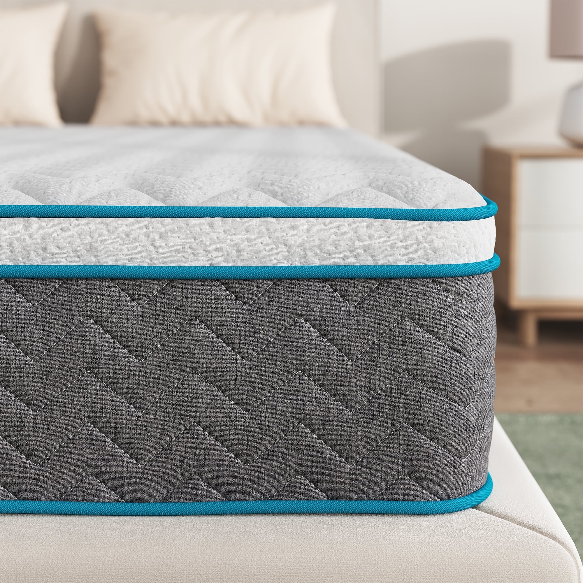 Full Size Mattress, Serweet 8 inch Memory Foam Hybrid Mattress Full, 5 ...